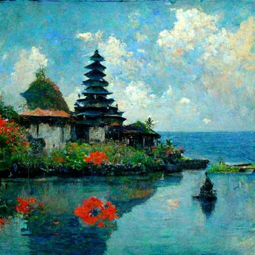 AI Project - How would Claude Monet see and paint Bali?